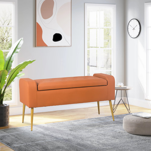 Mercer41 Gigel Upholstered Storage Bench And Reviews Wayfair